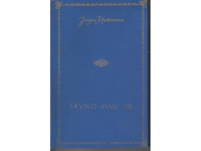 HABERMAS / JAVNO MNENJE