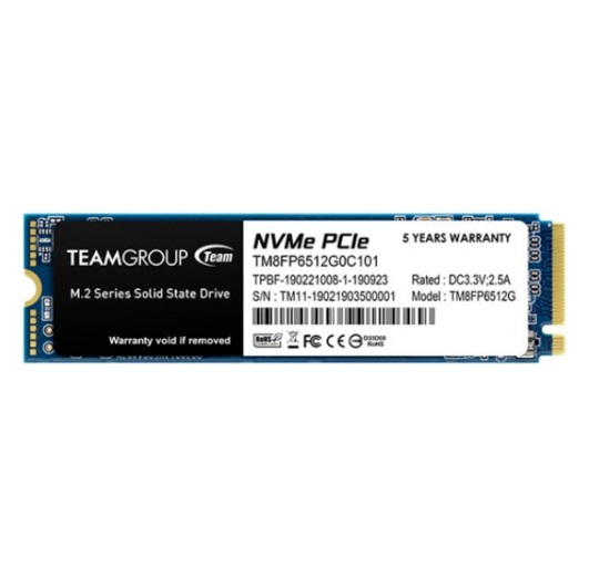 TeamGroup M.2 2280 512GB MP33 SSD PCIe Gen3 x4, NVM Express, 1700/1400MB/s TM8FP6512G0C101