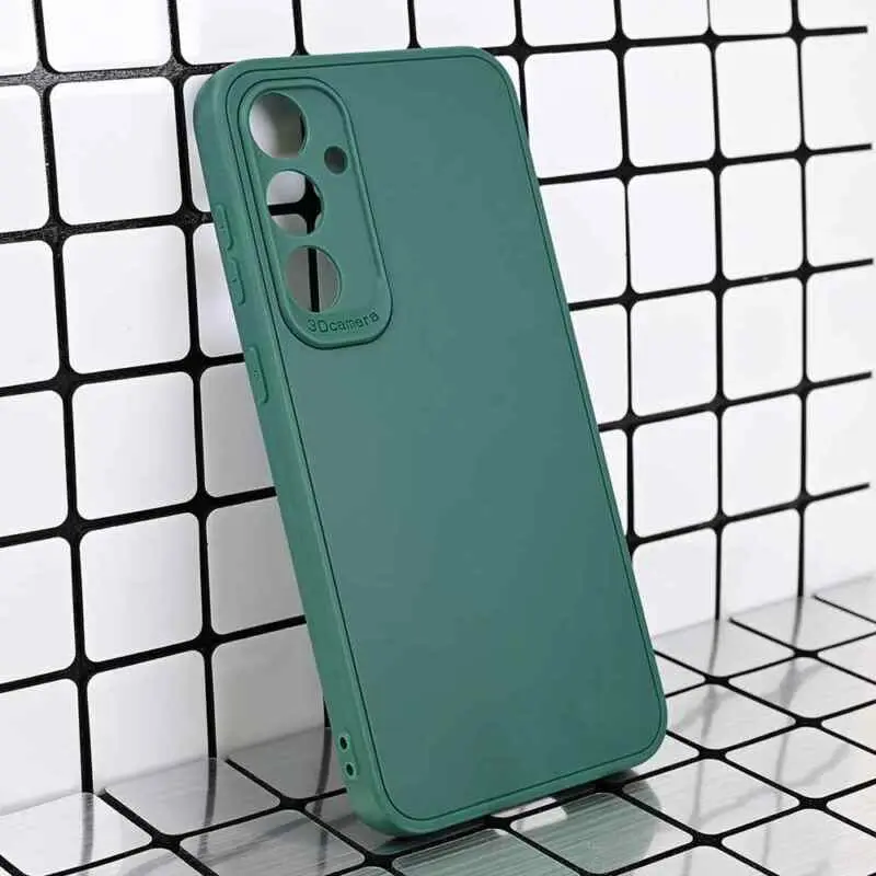 Maska 3D Camera za Samsung S721B Galaxy S24 FE tamno zelena