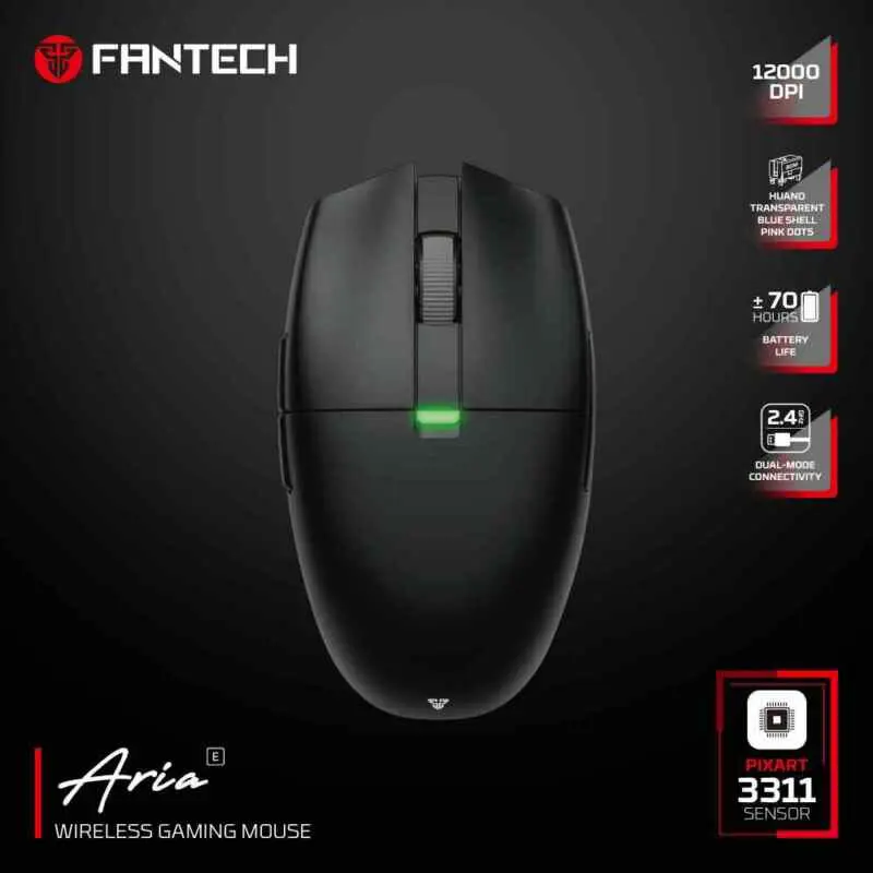 Mis Bežični Gaming Fantech XD7E Aria E crni