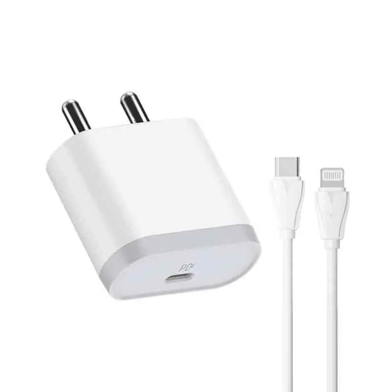 Kucni punjac LDNIO A1209C PD,20W sa Type C na iPhone lightning kablom beli