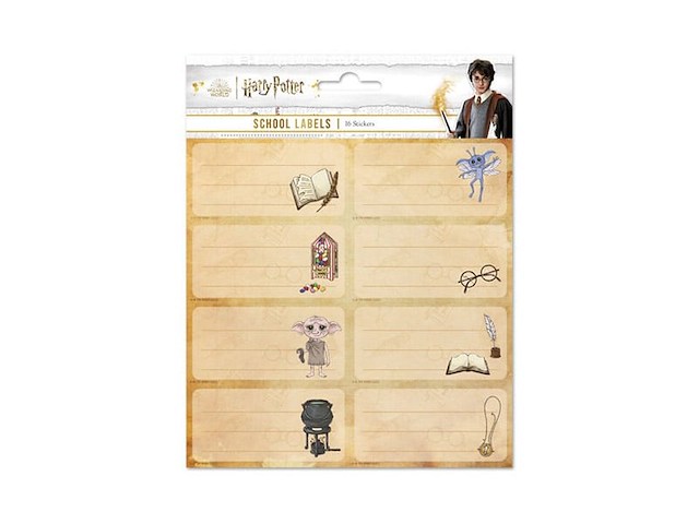 Nalepnice set - Harry Potter, Harry Potter, beige