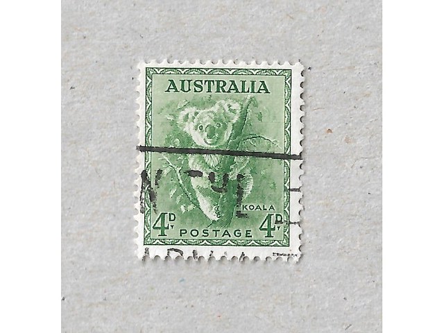 (M) markica 1956 Australija 4d Green Koala