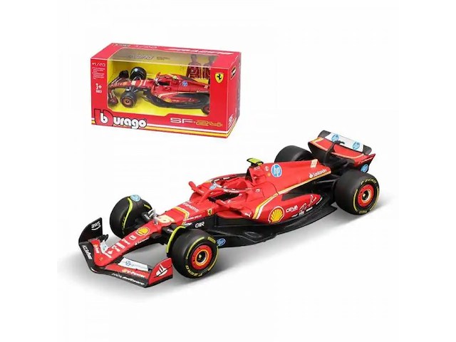 1:43 Burago F1 Ferrari SF24 Sainz #55