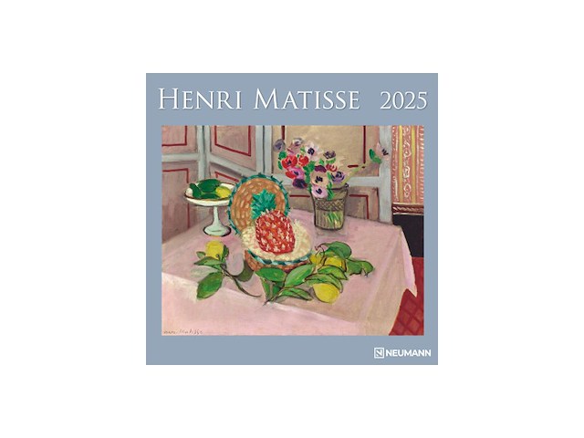 Zidni kalendar 2025 - Henri Matisse, 30x30 cm