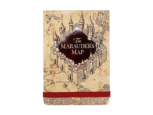 Agenda džepna - Harry Potter, Marauder`s Map, 9 x 13.5cm