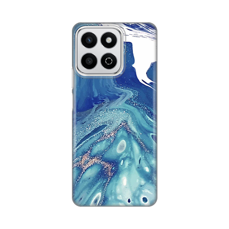 Zastitna silikonska maska (futrola) PRINT - Huawei Honor 200 Smart/Honor X7c Blue Marble