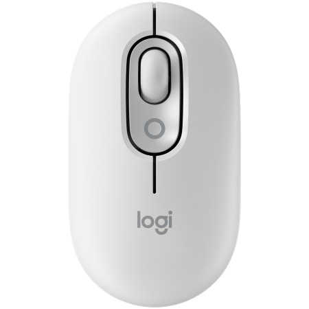 LOGITECH POP Mouse with emoji OFF-WHITE BT FY25 TERRA 910-007411