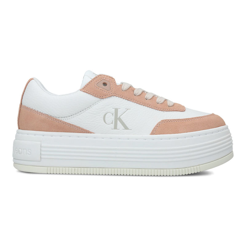 Ženske patike Calvin Klein Bold Flatf Low Lace Tumb Lth