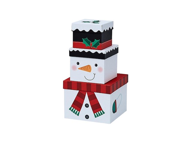 Novogodišnja kutija set 3 - Snowman