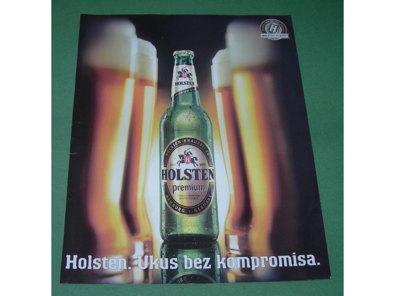 Novinska reklama pivo Holsten premium