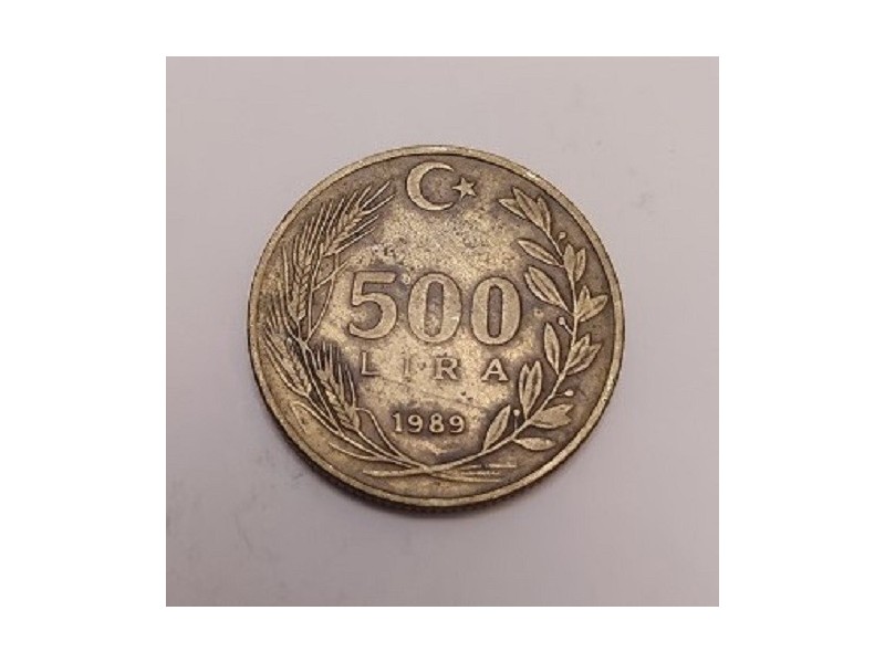 ** TURSKA - 500 LIRA 1989. **