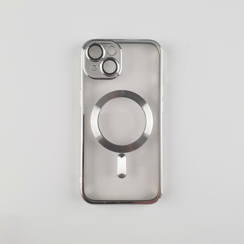 SILIKONSKA FUTROLA MAGSAFE IPHONE 14 SILVER