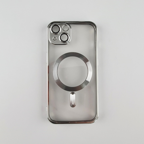 SILIKONSKA FUTROLA MAGSAFE IPHONE 13 SILVER