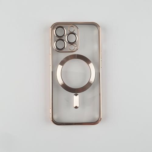 SILIKONSKA FUTROLA MAGSAFE IPHONE 14 PRO MAX ZLATNA