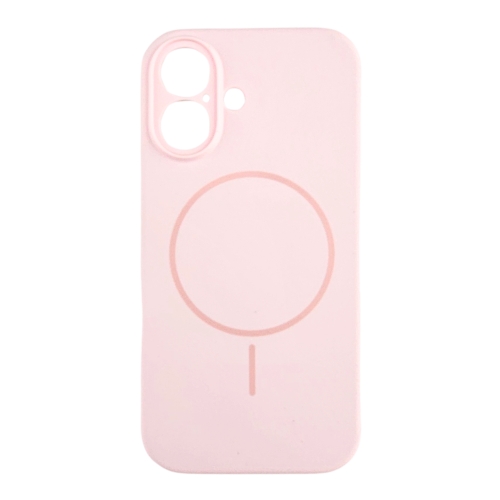 SILIKONSKA FUTROLA MAGSAFE LUX IPHONE 16 PUDER ROZE