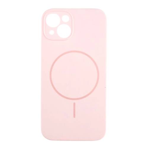 SILIKONSKA FUTROLA MAGSAFE LUX IPHONE 13 PUDER ROZE