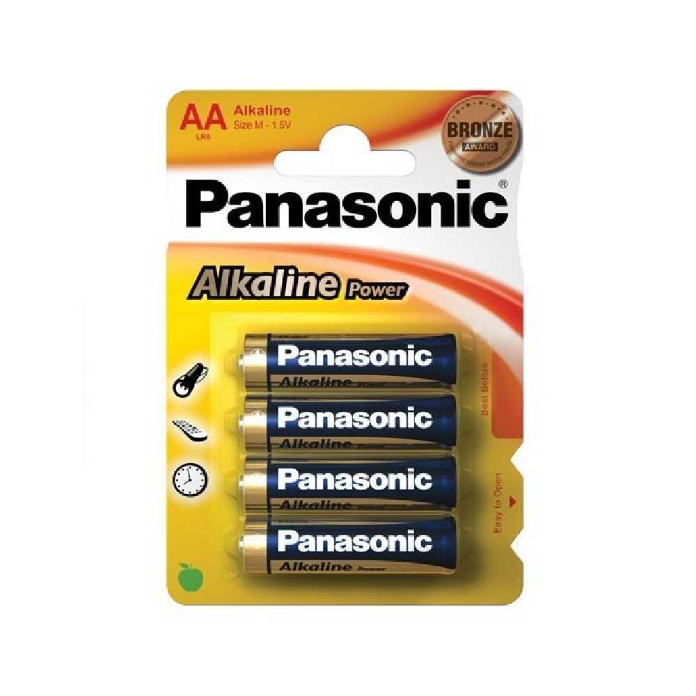 BATERIJA PANASONIC ALKALNA AA LR6 1.5V 1/4 039273