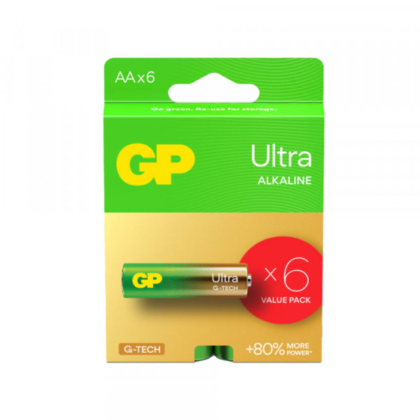 BATERIJA GP ULTRA ALKALNA LR06 AA 4+2