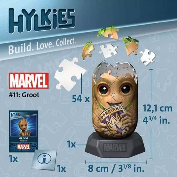 Ravensburger 3D puzzle (slagalice) Hylkies Groot - 54pcs RA12001160