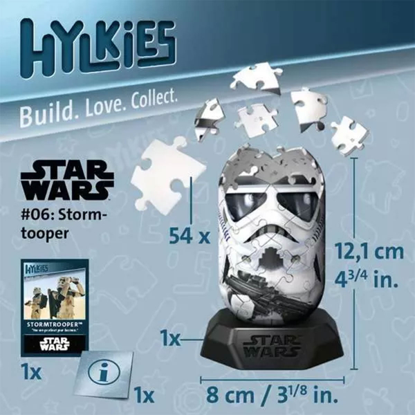 Ravensburger 3D puzzle (slagalice) Hylkies Star Wars Stormtrooper - 54pcs RA12001017