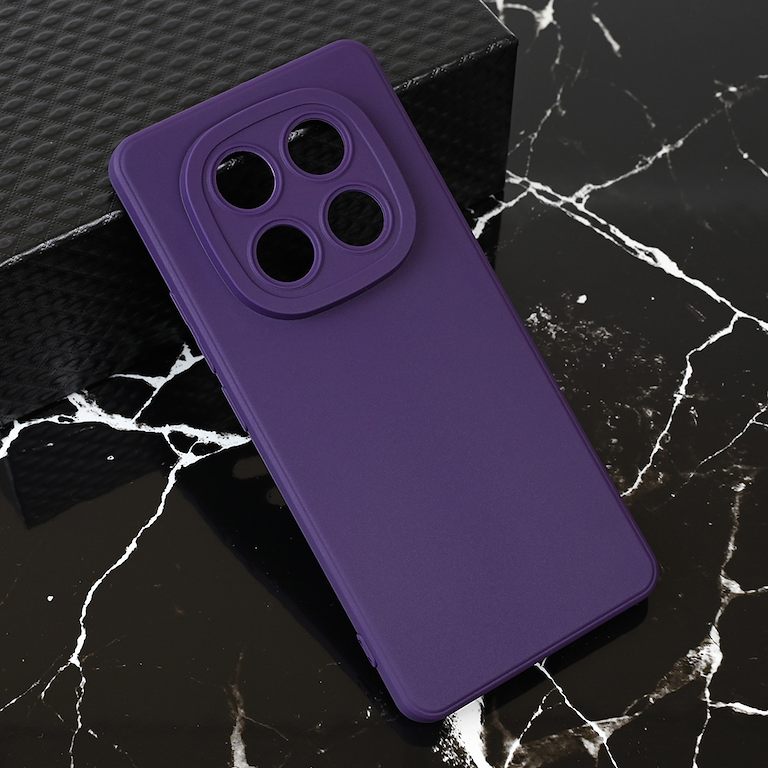 Zastitna maska (futrola) Teracell Giulietta - Xiaomi Redmi Note 14 Pro 5G mat tamno ljubicasta