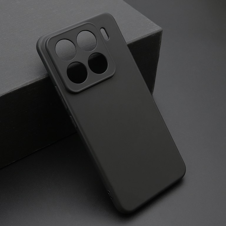 Zastitna ultra tanka (skin) maska / futrola KOLOR - Xiaomi 15 Pro crna (MS)