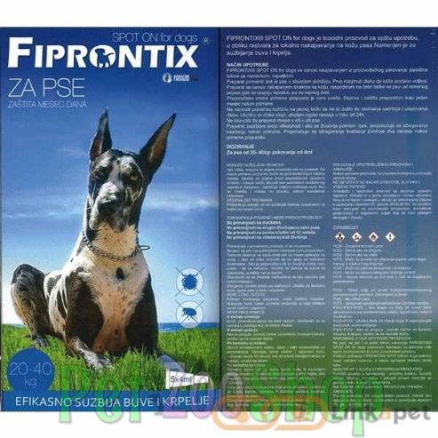 Ampule Protiv Kožnih Parazita Za Velike Rase Spot On -Firprontix – 5 X 4ml