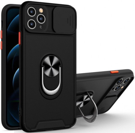 MCTR8-IPHONE 11 Pro * Futrola Magnetic Defender Silicone Black (239)