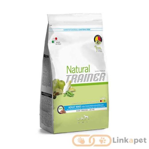 Trainer Natural Adult Maxi Tonno, Riso e Alga Spirulina hrana za odrasle pse velikih rasa – 3kg