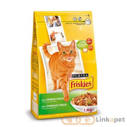 Friskies: Briketi za mačke Adult Zečetina, Piletina i Povrće, 10kg