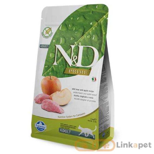 N&D Boar & Apple adult cat – 300gr