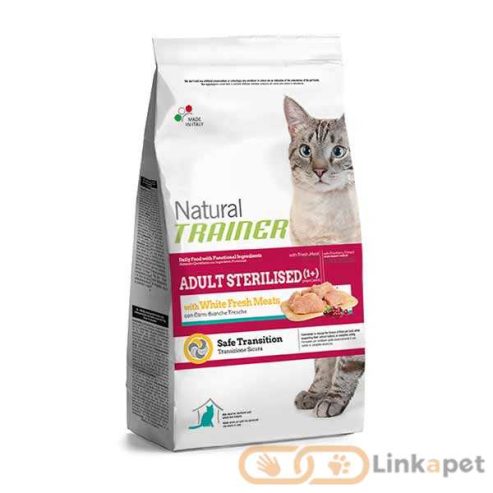 Trainer Natural Adult Sterilised Cat with white meats hrana za odrasle sterilisane mačke – 300gr