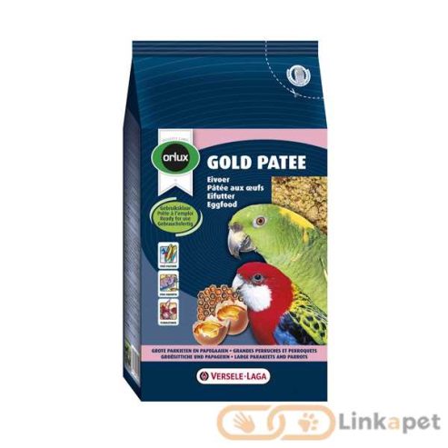 Versele Laga Orlux Gold Patee Parrots and Big Parakeets – 0.25kg