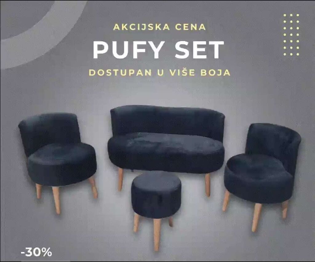   ️ PUFY SET ✨Iskoristite akcijsku cenu i upotpunite svoj prostor