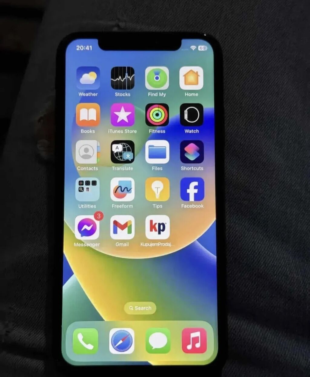 Apple iPhone iPhone X, 64 GB, Black Titanium, Face ID