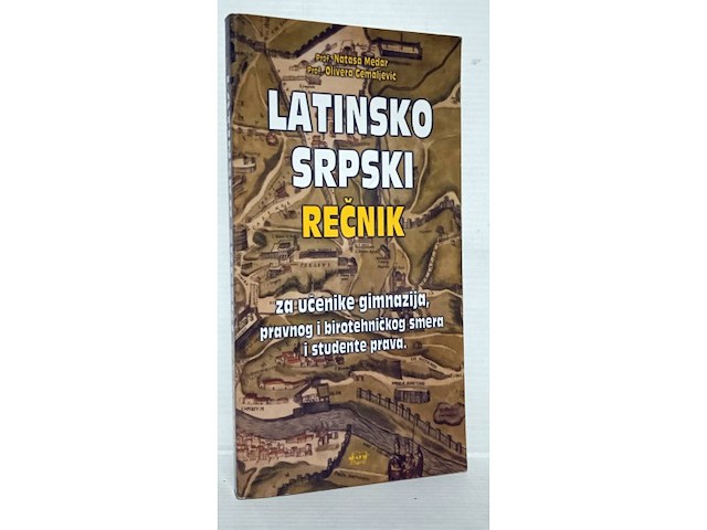 Latinsko srpski rečnik za učenike gimnazija