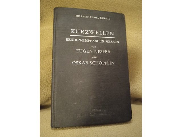 KURZWELLEN (kratki talasi) na nemačkom 1926