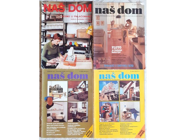 Naš Dom , 11/77 , 4/82 , 2/83 , 3/83