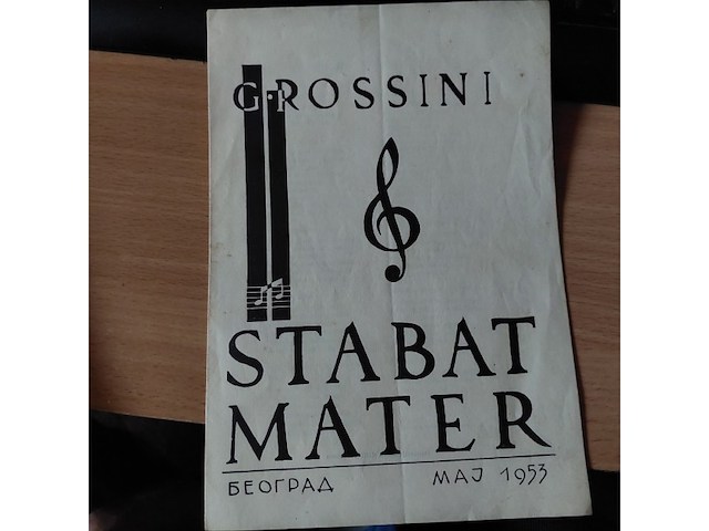 k0 STABAT MATER - Rossini