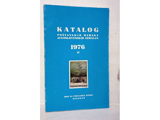 katalog poštanskih maraka jugoslovenskih zemalja 1976