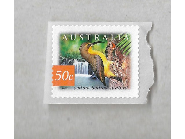 (M) markica 2003 Aust. 50c Yellow-bellied sunbird