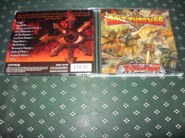 Bolt Thrower – Realm Of Chaos CD Earache USA 1989.