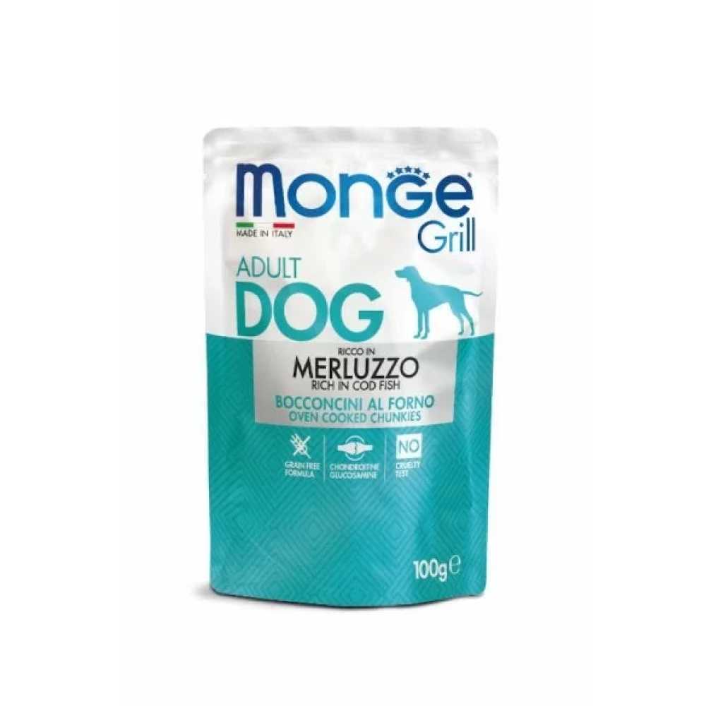 Monge Grill sos za pse - bakalar 24x100g