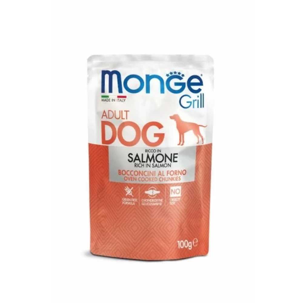 Monge Grill sos za pse - losos 24x100g