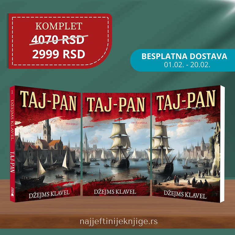 DŽEJMS KLAVEL: KOMPLET TRILOGIJA TAJ-PAN