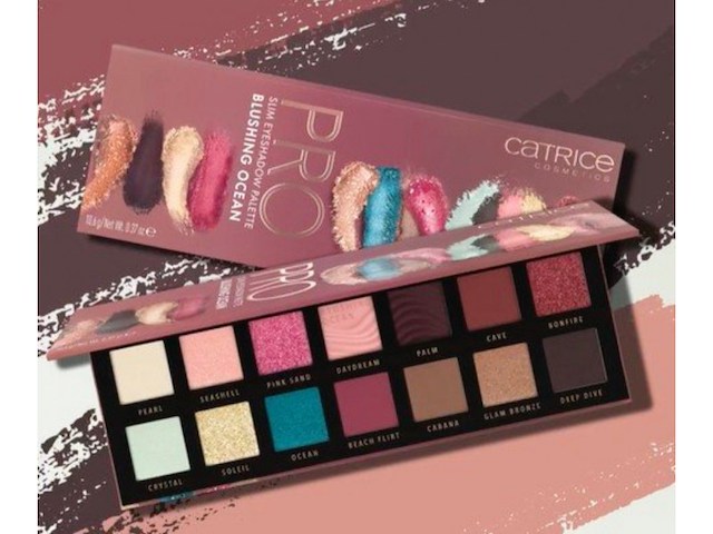 Catrice Pro Slim Blushing ocean paleta senki