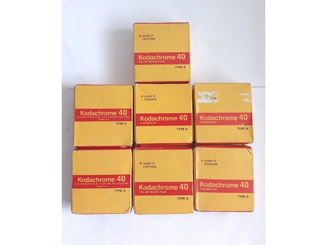 Kodachrome 40 SUPER 8 Movie Film Type A