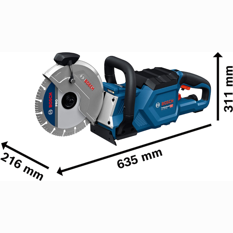 Bosch – Akumulatorska rezna testera za sečenje betona i metala GCS 18V-230 Professional – 06013B0000