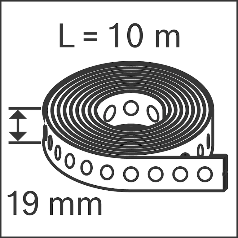 Bosch – PRO FMS-19 Metalna traka 10 m X 19 mm – 1600A032GL
